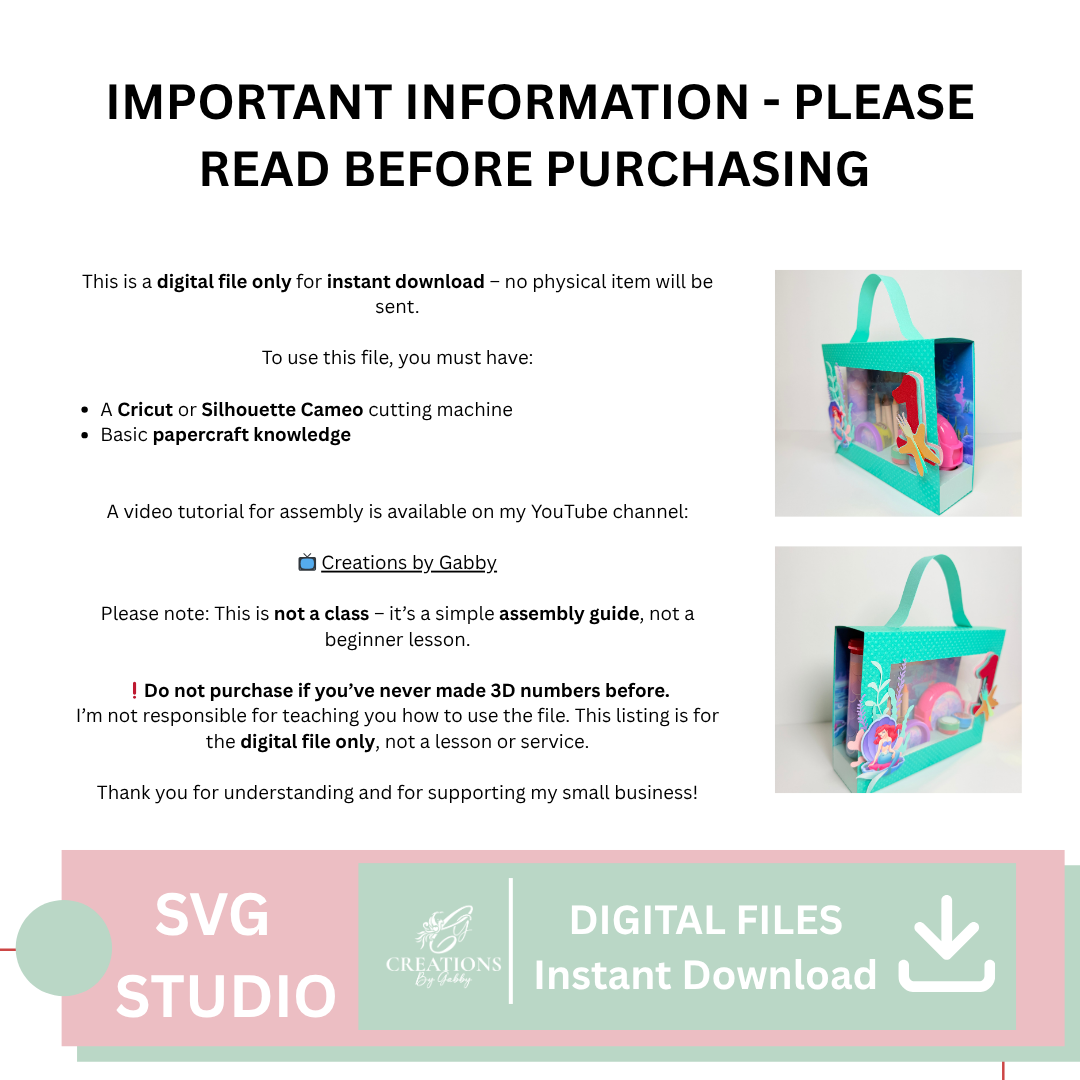 Little Mermaid Activity Box – Creations By Gabby