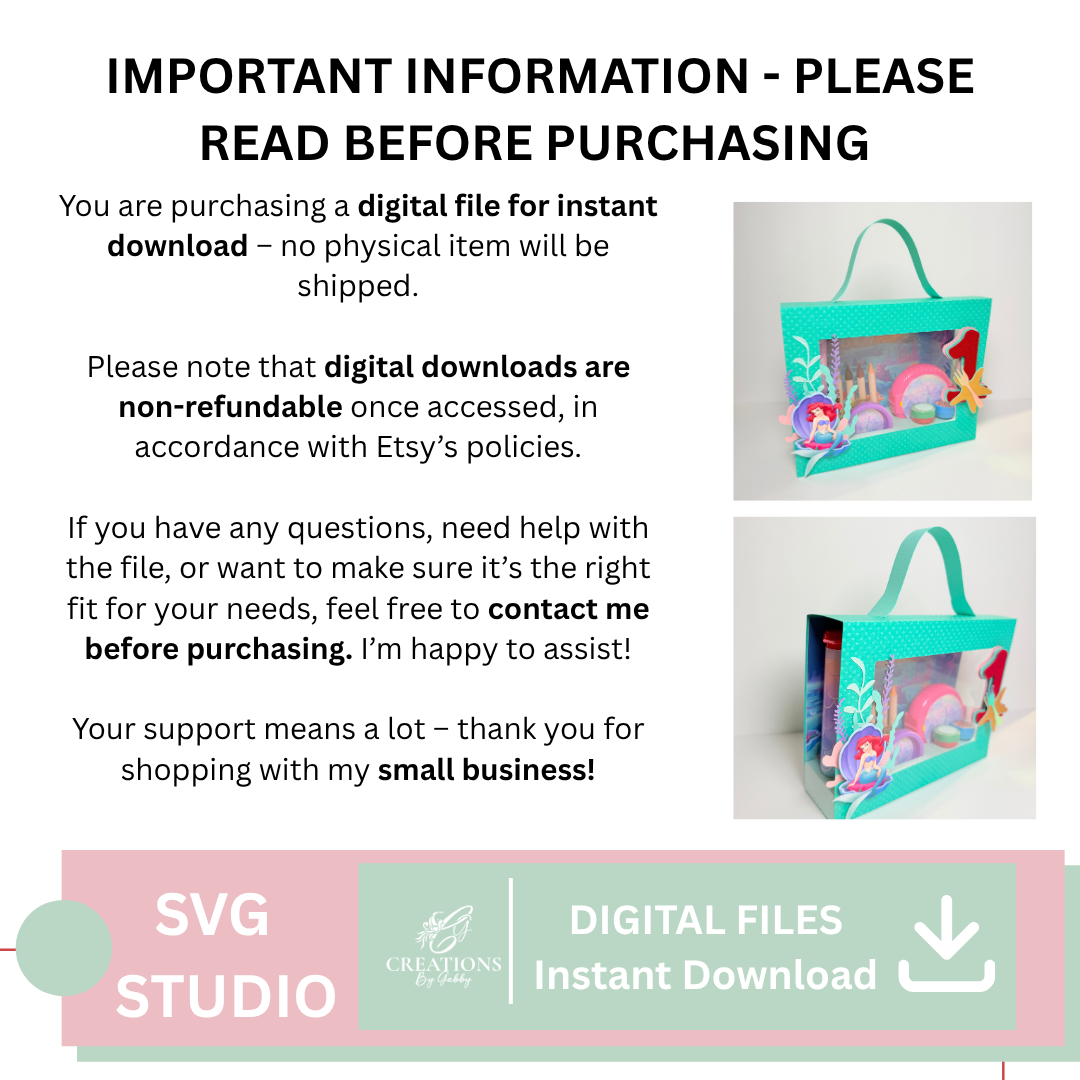 Little Mermaid Activity Box – Creations By Gabby