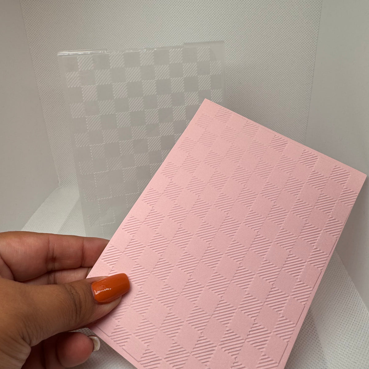 Checkers Embossing Embossing Folder – Creations By Gabby