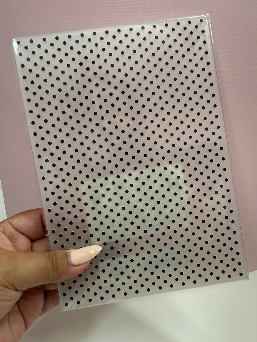 Polka Dots Grain Embossing Folder – Creations By Gabby