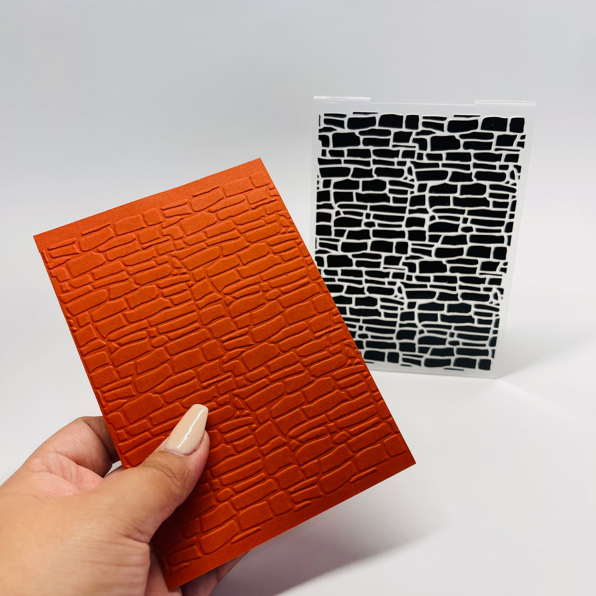 Tunnel Bricks Wall Embossing Folder – Creations By Gabby